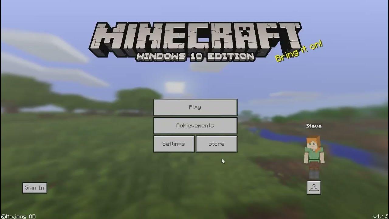 How to unlock full game Minecraft Bedrock all versions Windows 10/11 ...