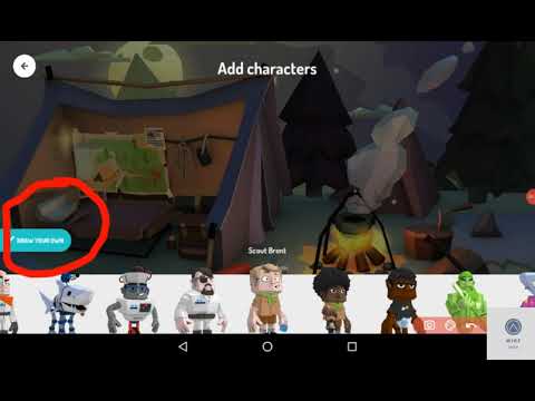 How to create your own character in toontastic app 5 - YouTube