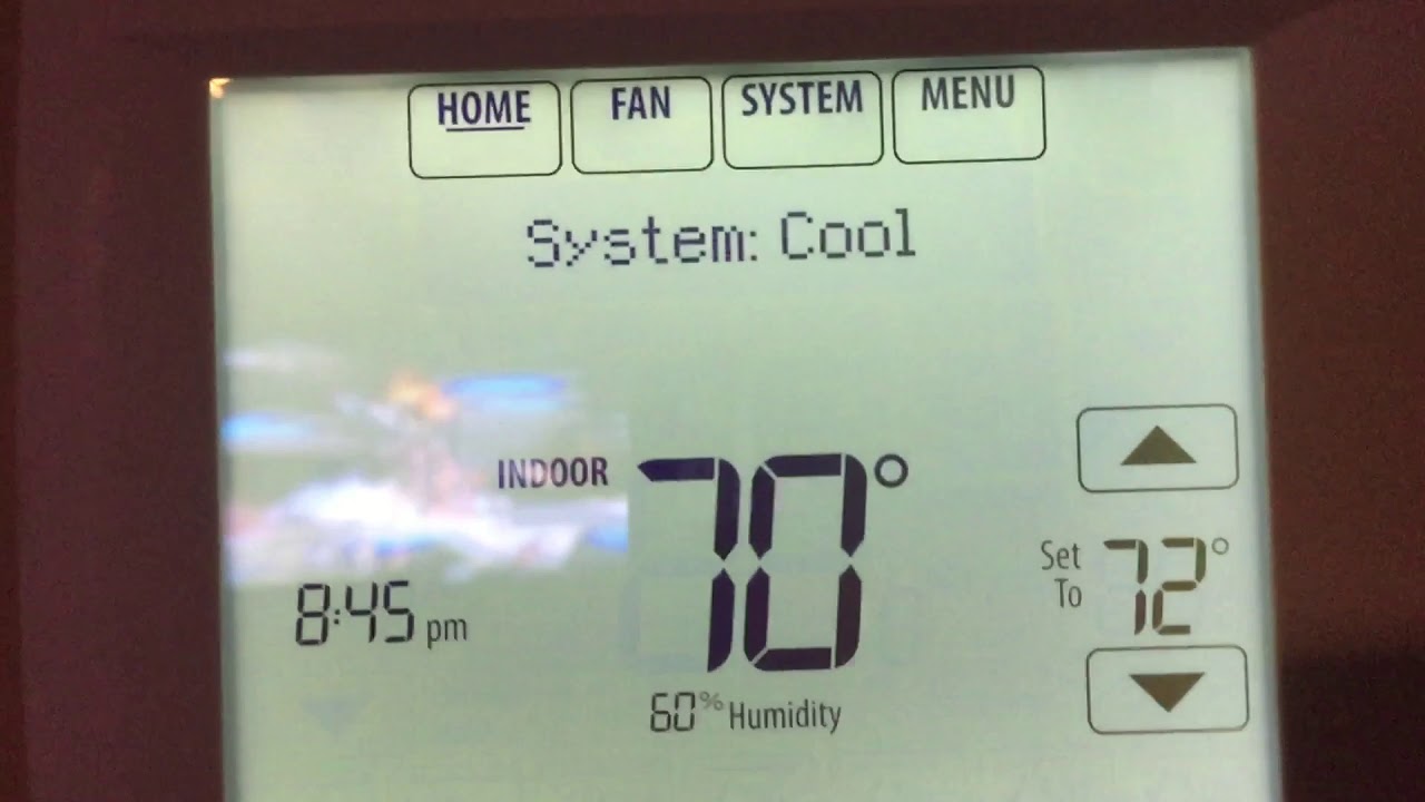 Honeywell Temperature Control Panel touch screen - YouTube