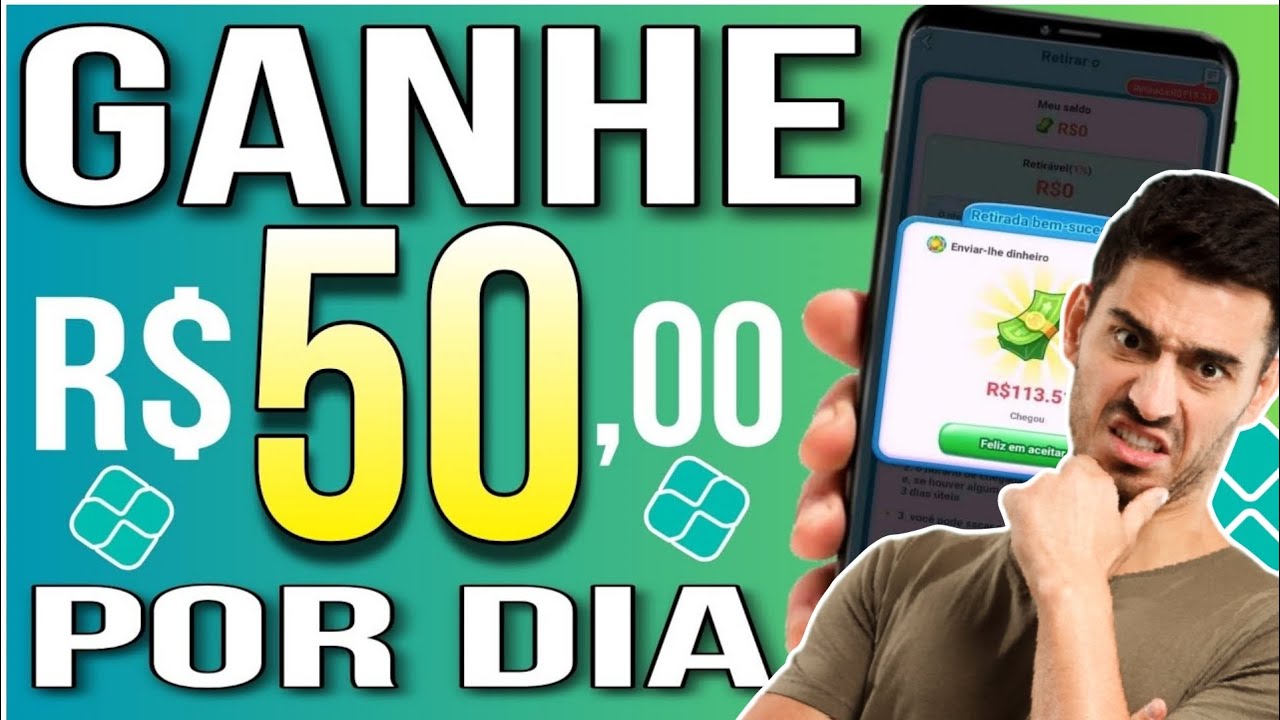 COMO GANHAR R$50 REAIS NO PIX - APLICATIVO PARA GANHAR DINHEIRO RÁPIDO ...