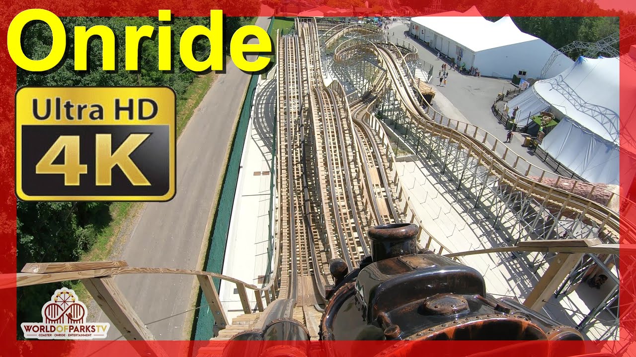 Wood Express (ONRIDE) Parc Saint Paul (Frankreich) Holzachterbahn - wooden coaster POV Parc St ...