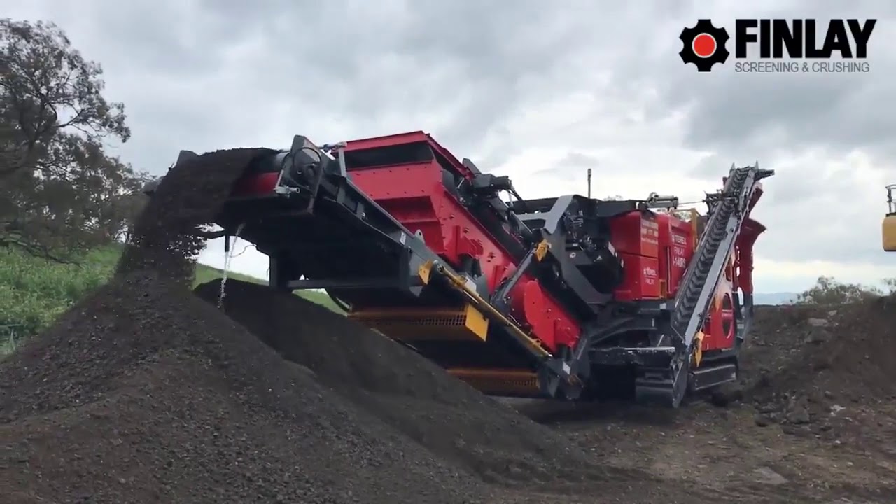 Finlay I-140RS Impact Crusher - Basalt - YouTube