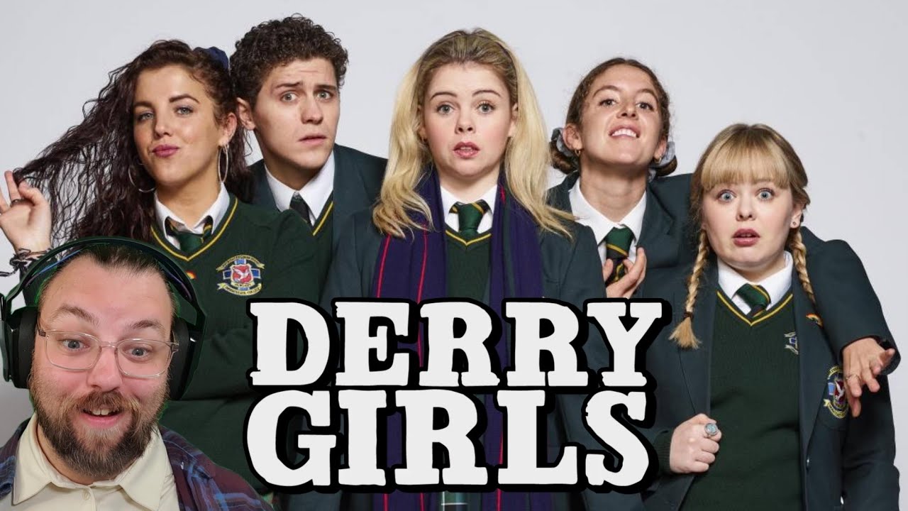 Irish Inbetweeners? | Kevin Reacts to Derry Girls | S1E1 - YouTube
