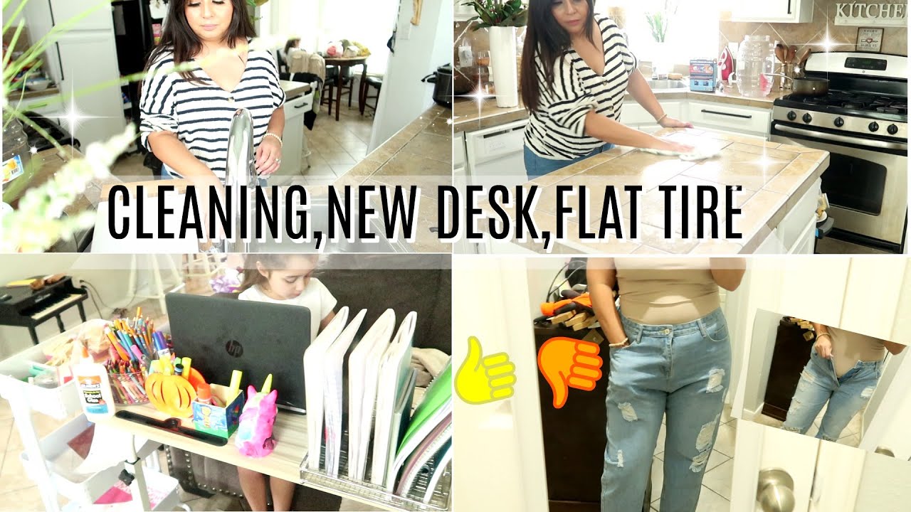 🌟NEW🌟DAY IN THE LIFE|NEW MOM JEANS|NEW DESK FOR LILLY|CLEANING VIDEO ...