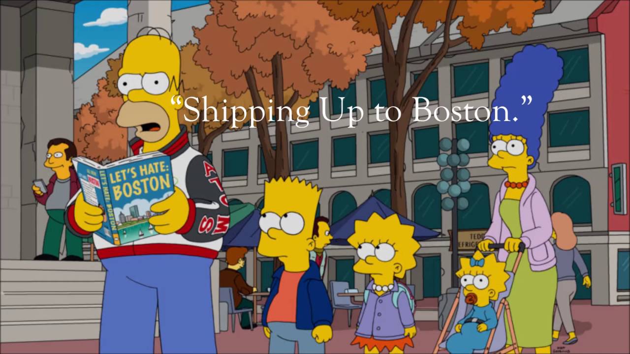 "SHIPPING UP TO BOSTON" THE SIMPSONS 2016 - YouTube