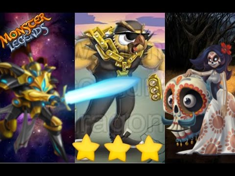 Monster legends Vano$$ (1 al 100) + Uther the valiant VIP and Demise ...