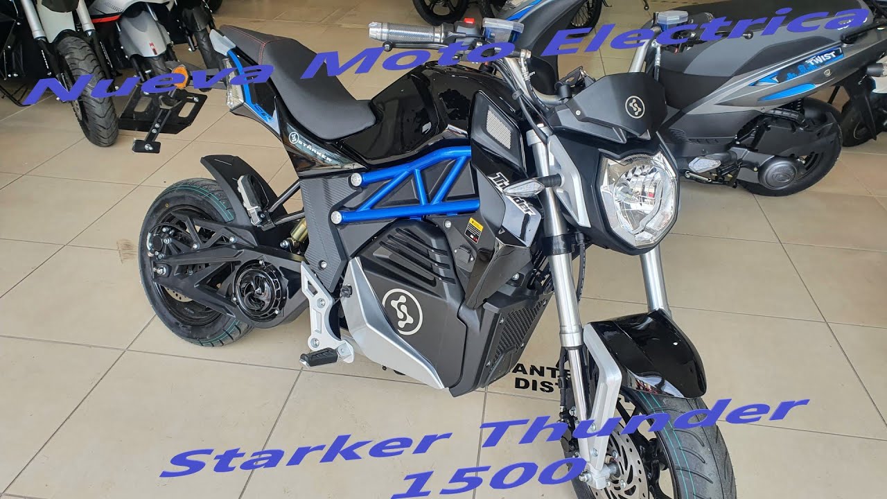 Moto Electrica Starker Thunder 1500 - Primeras Impresiones - YouTube