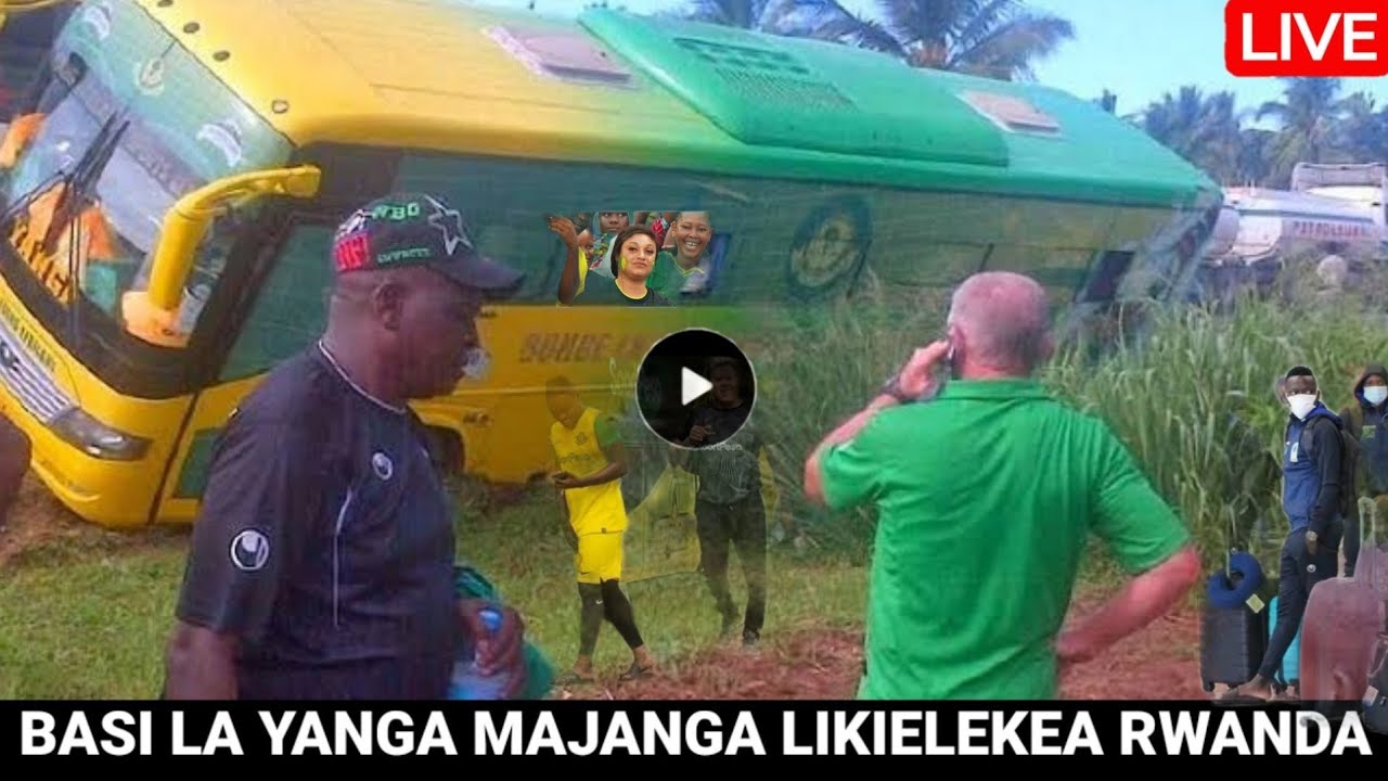 🔴#Live :Tizama Mda Huu Basi La Yanga Limepinduka Likikaribia Kuingia ...
