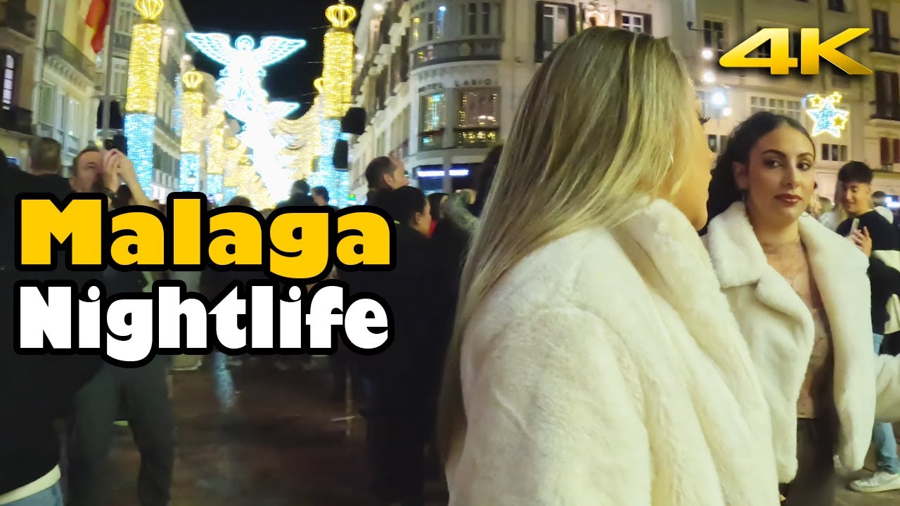 MALAGA NIGHTLIFE, A Magical Night in Malaga Old Town - YouTube