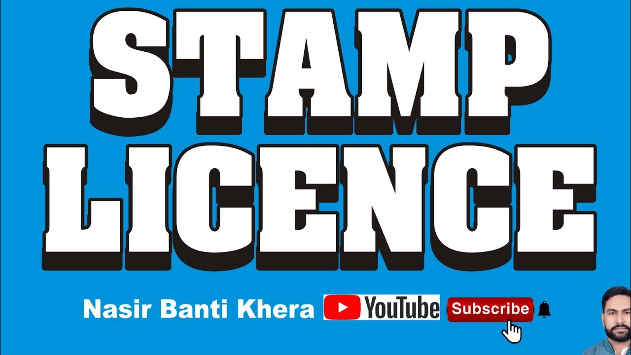 Stamp Vendor Licence Stamp Licence stamp-vendor-licence-stamp-licence