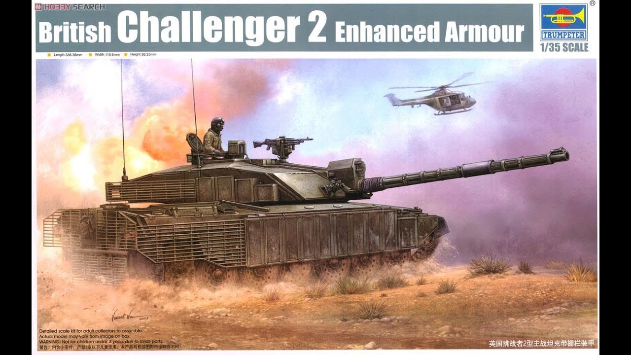 Challenger 2 part 02 (Upper hull build) - YouTube