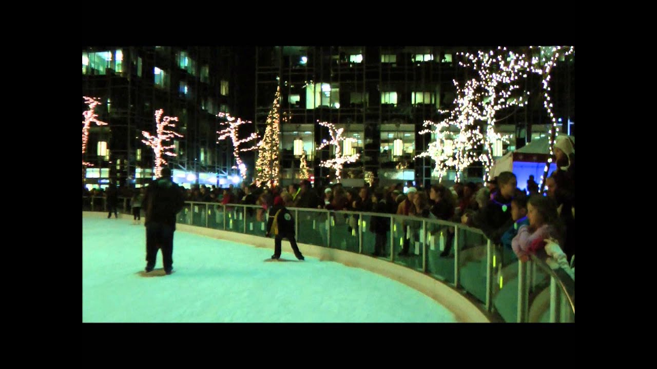 Light Up Night 2012 at the PPG Ice Skating Rink - YouTube