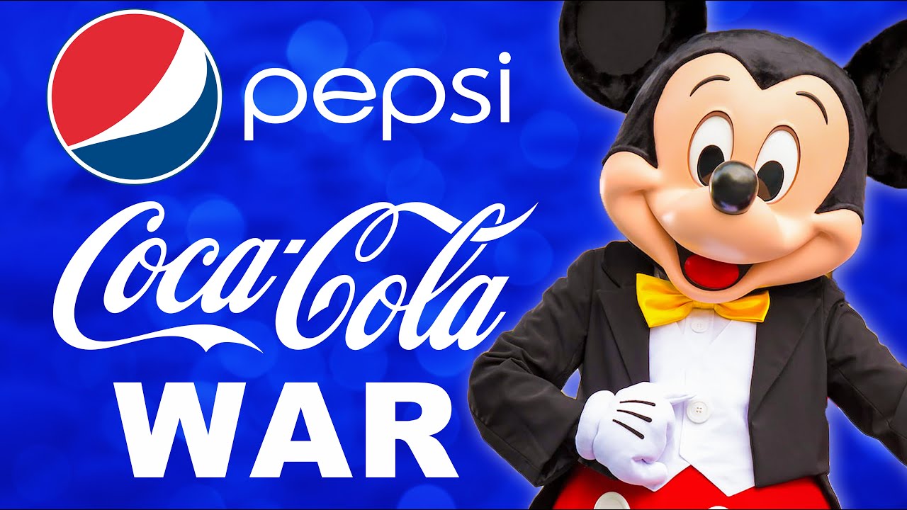Disney's Coke vs Pepsi War - Theme Park Soda Wars - YouTube