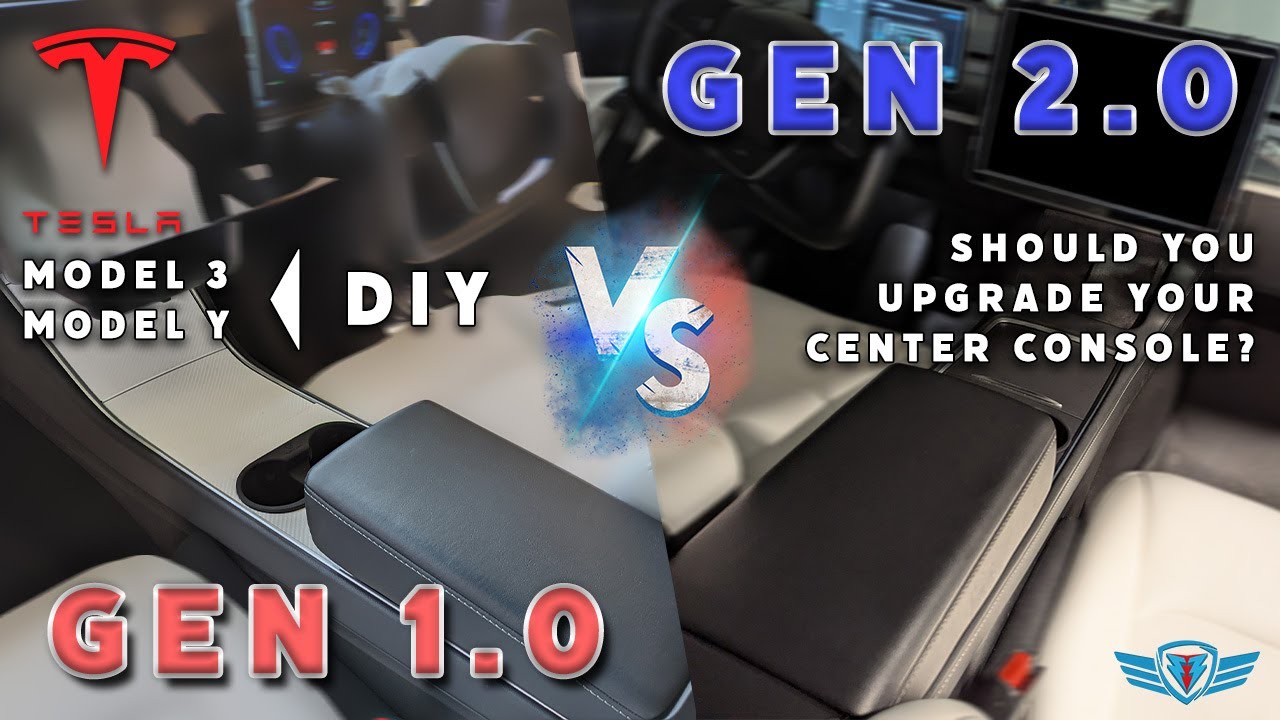 Tesla Model Y OEM Center Console Gen 1.0 to Gen 2.0 Retrofit Upgrade ...