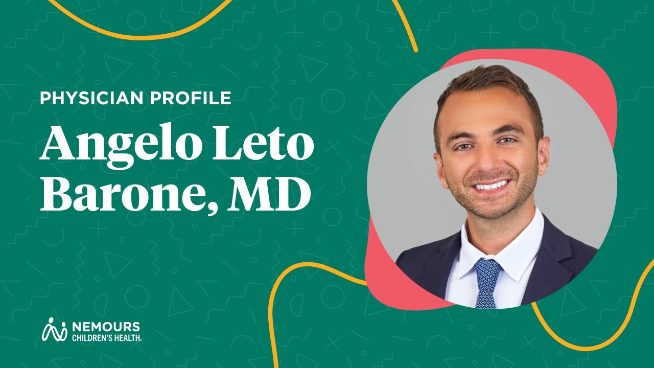 Meet Dr. Angelo Leto Barone Your Craniofacial Plastic Surgeon | Nemours ...