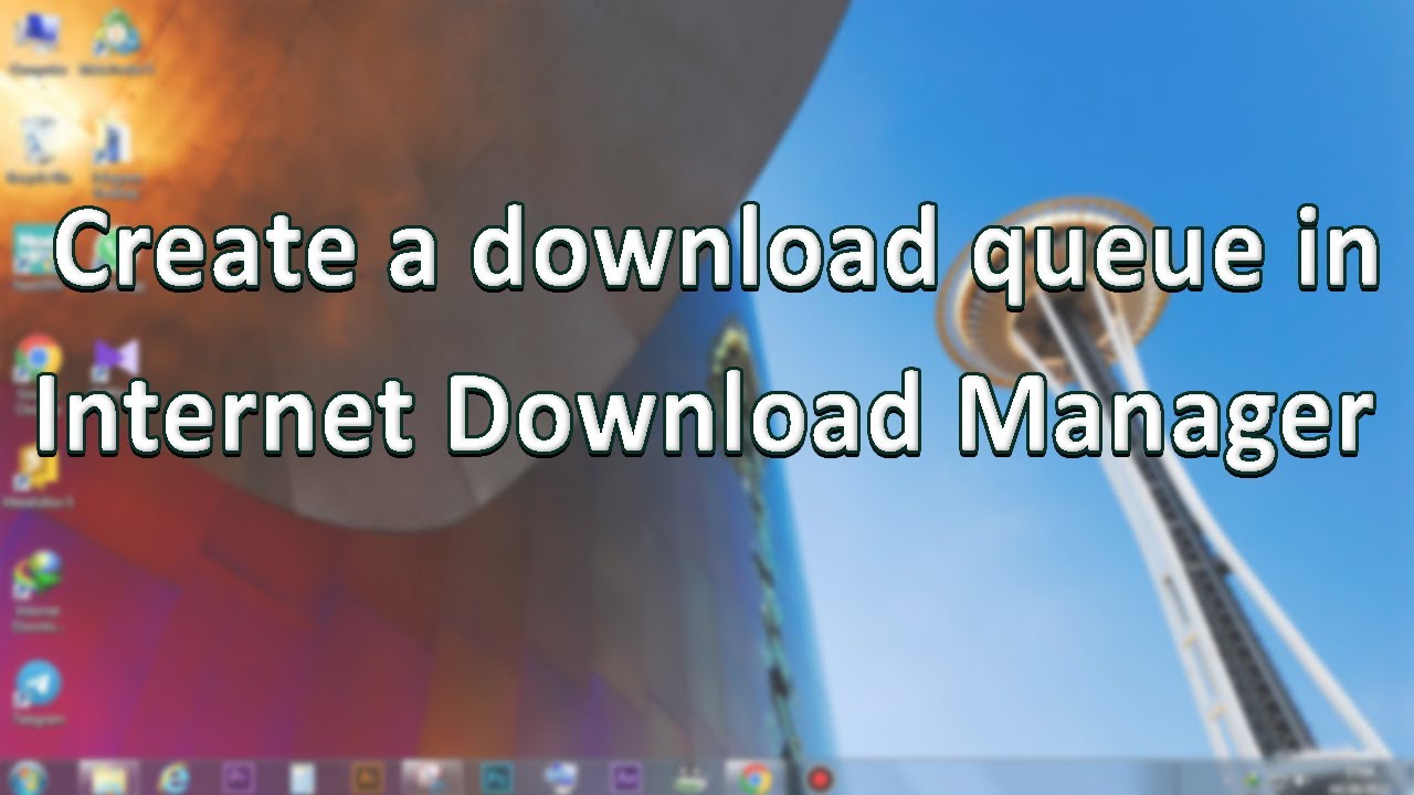Create a download queue in Internet Download Manager - YouTube