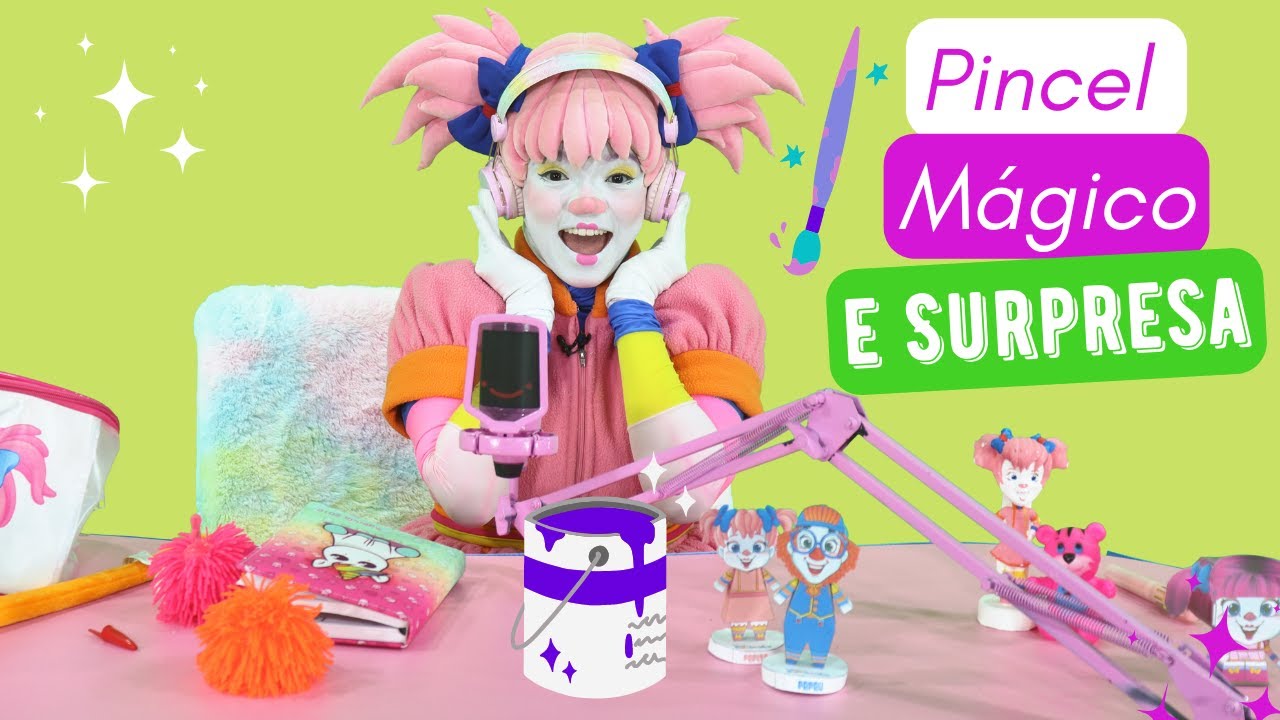 PEPITA BRINCANDO DE PINCEL MÁGICO - Turma da Pakaraka - YouTube