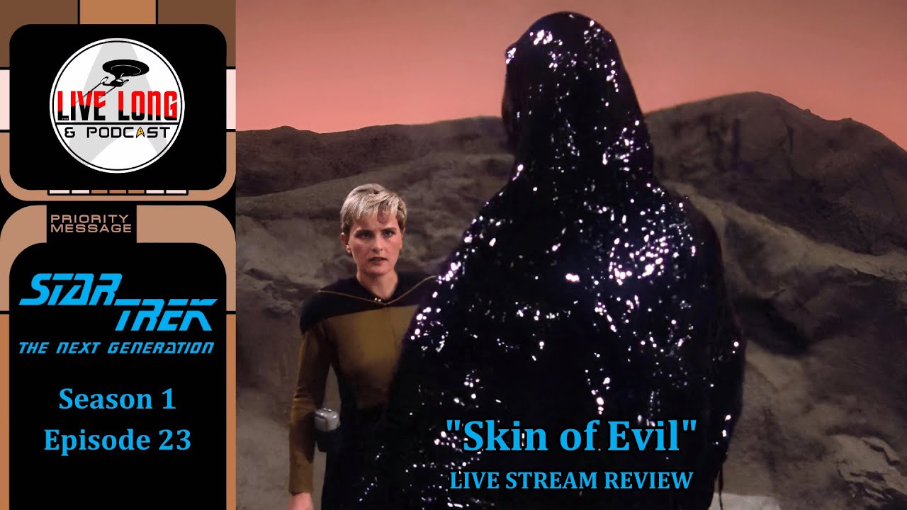 Star Trek: The Next Generation S1 E23 "Skin of Evil" Review - YouTube