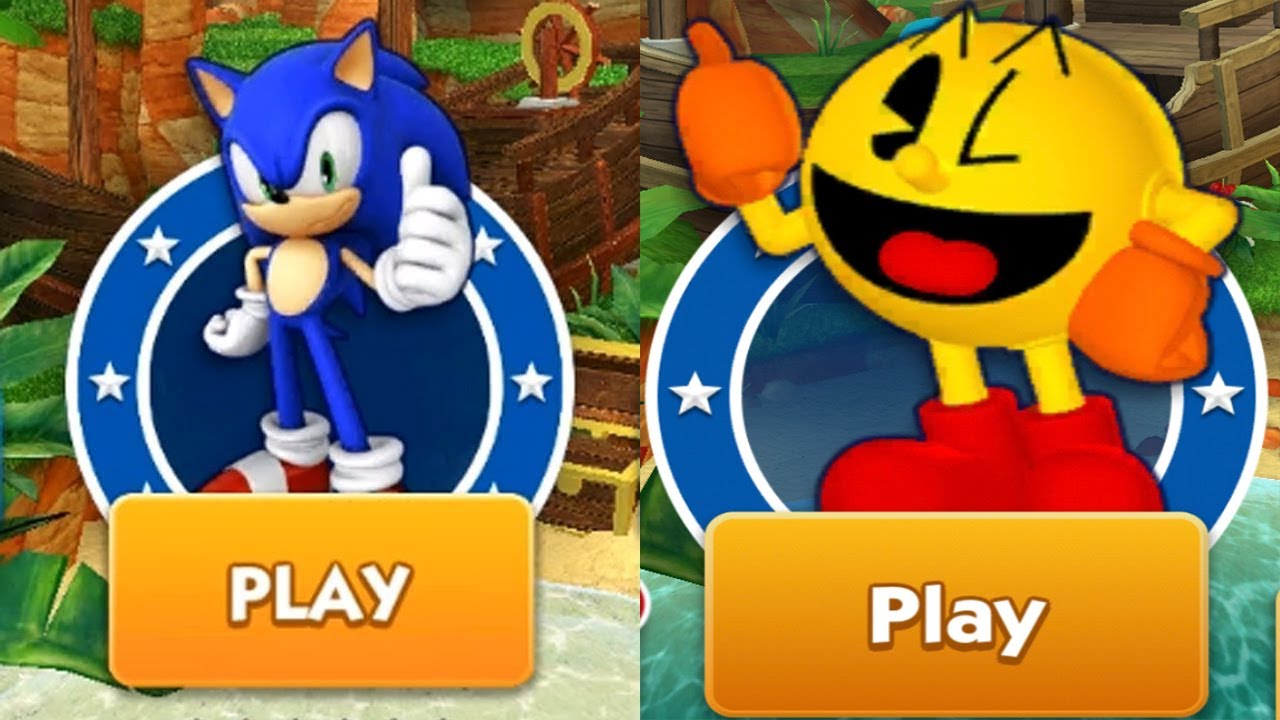 Sonic Dash - Movie Sonic vs Pacman - All Characters Unlocked Eggman ...