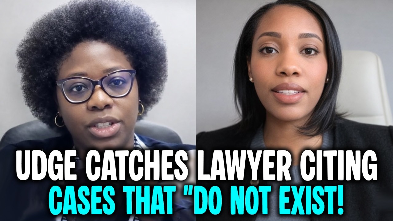 Judge EXPOSES Lawyer for Quoting Fake Cases – See His Excuse! - YouTube