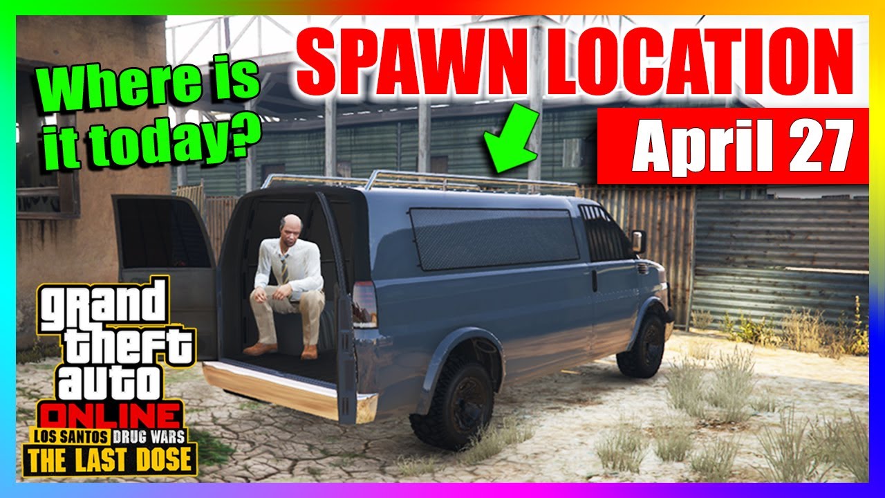 Spawn Location Gun Van April 27 | GTA 5 Online - YouTube