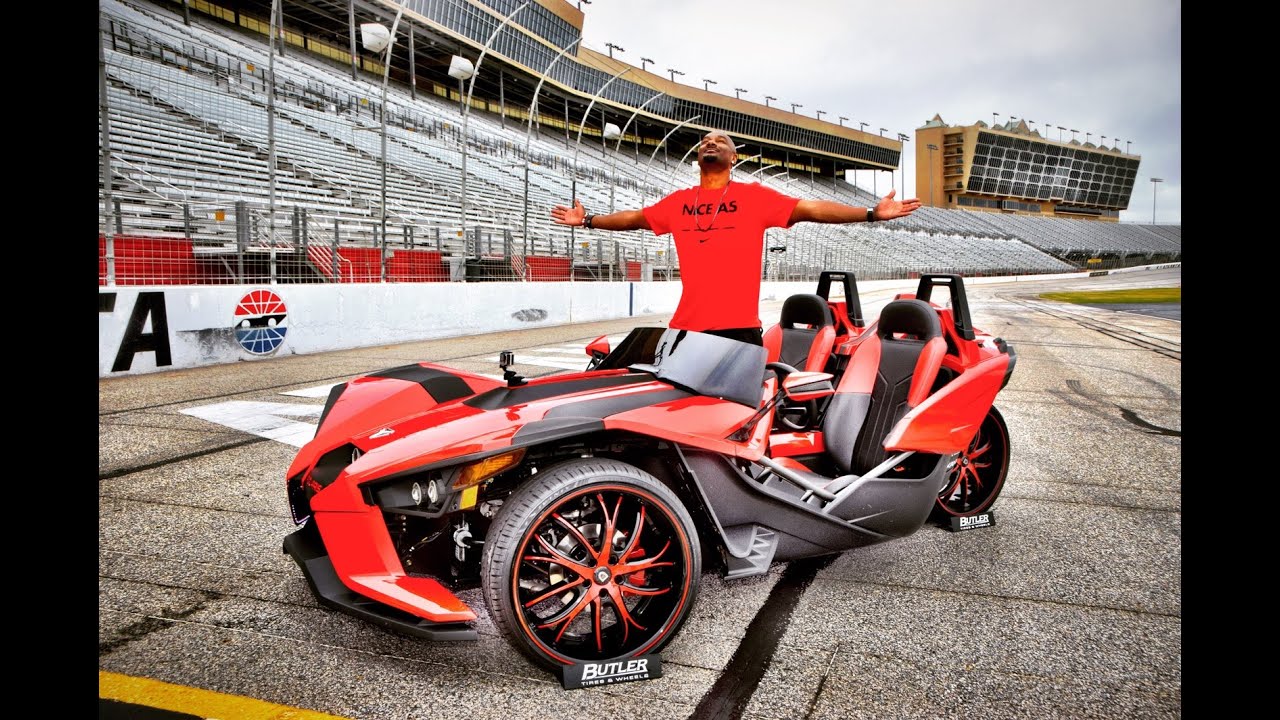 Big Tigger's Custom Polaris Slingshot - YouTube