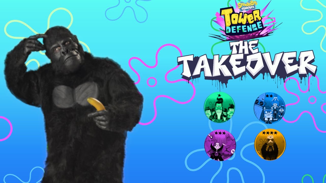 SpongeBob Tower Defense - The Takeover All Challenges Walkthrough ...