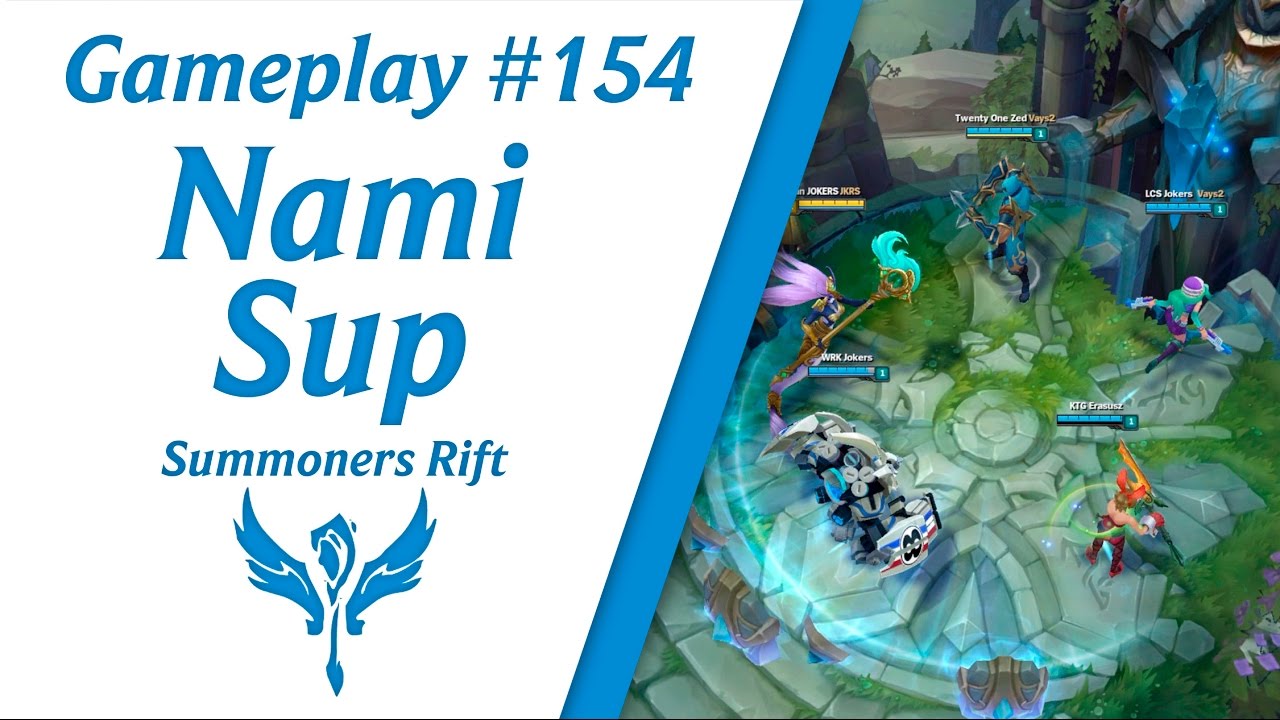 LOL Gameplay - Nami Suporte #5 | 4K 60Fps - YouTube