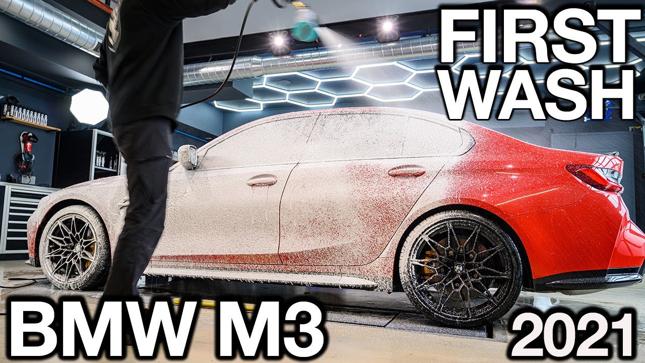 2021 BMW M3 Competition: First Wash and Review - YouTube
