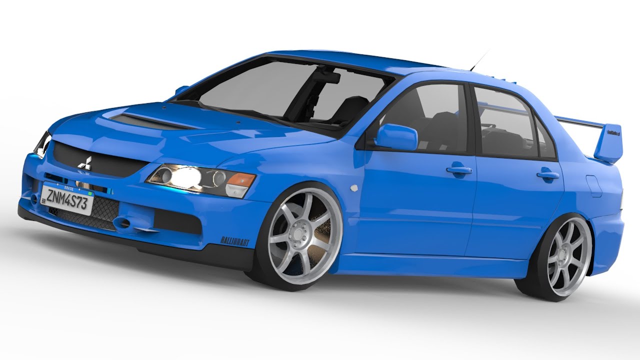 Lancer EVO 9 (2MB SÓ DFF/DFF ONLY) E (VÁRIAS CORES/MANY COLORS) GTA SA ...