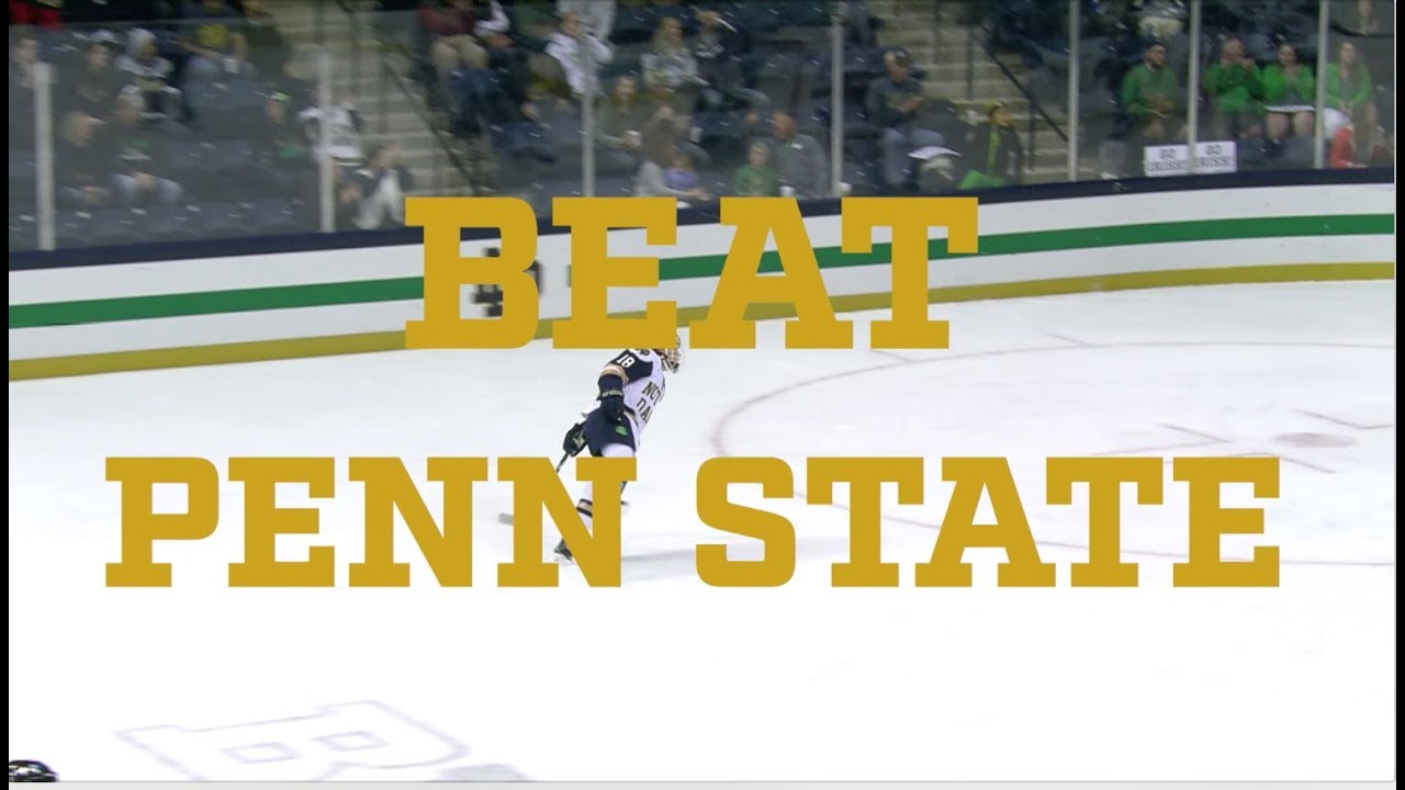 @NDHockey | Go Irish, Beat Penn State. (2017) - YouTube