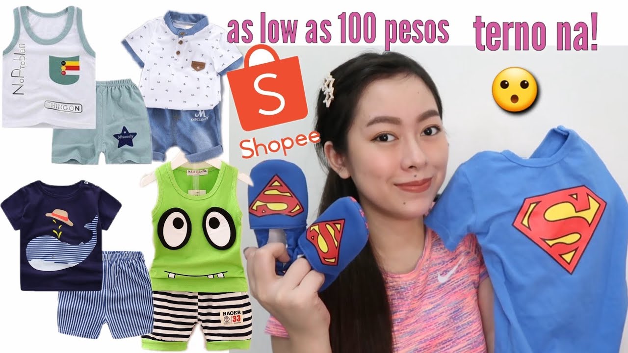 BABY CLOTHES SHOPEE HAUL (2019) - YouTube