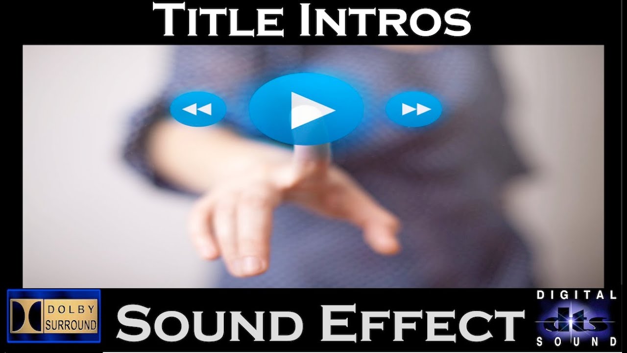 Sound Effects For Introduction | Tiitle | Best Audio Quality - YouTube
