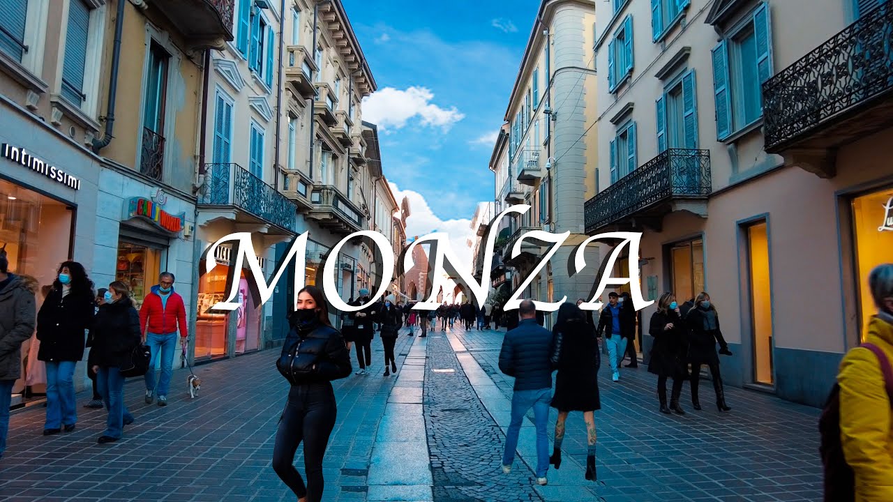 Walking in Stunning MONZA! Italy 4k - YouTube
