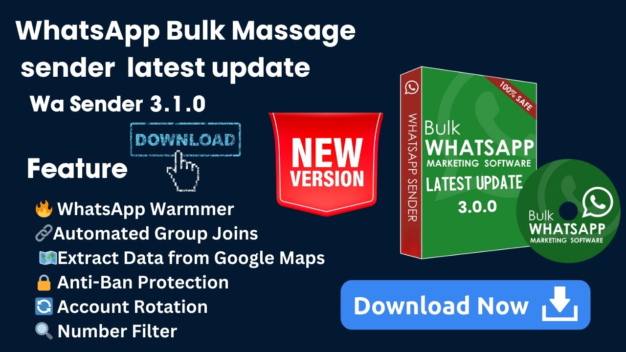 WA Sender Latest Version (3.1.0) Download Now | WhatsApp Marketing Tool ...