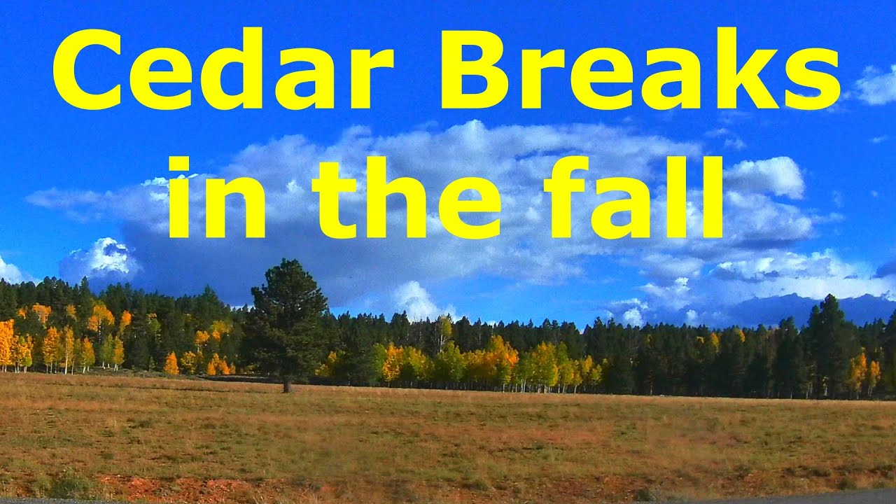 Cedar Breaks in the fall - YouTube