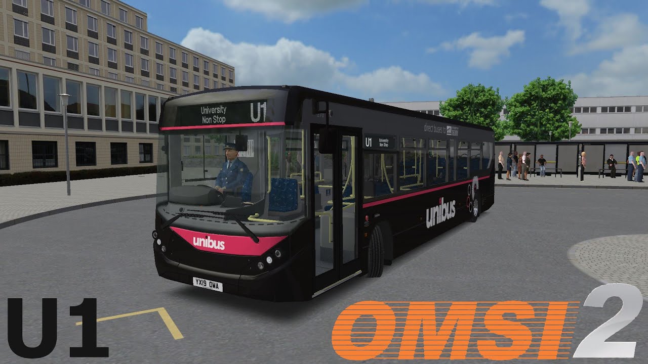 OMSI 2 Coterell Notts+Derby Unibus Enviro 200MMC - YouTube