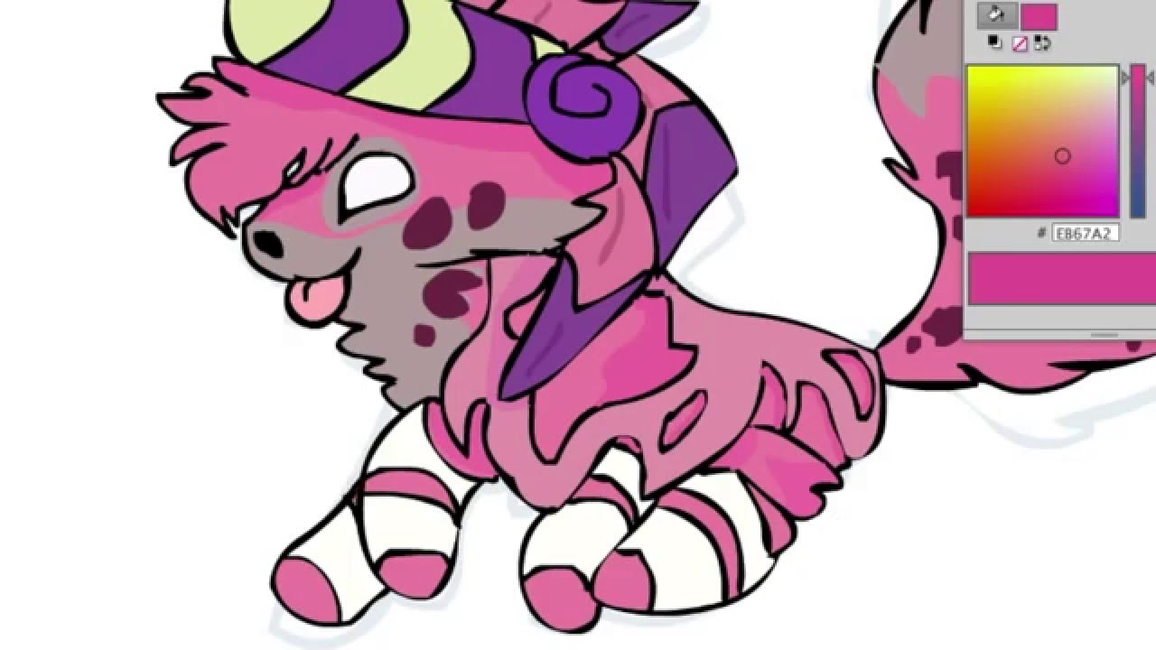 Animal Jam Speedpaint (Art Contest Entree) - babyrare - YouTube