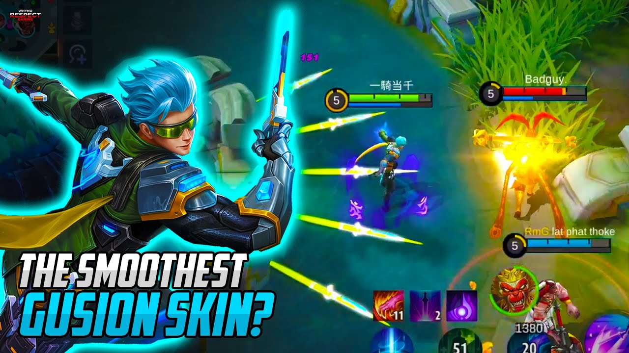USE THIS GUSION SKIN TO PLAY FASTER AND LIGHTER! | Gusion Cyber Ops ...