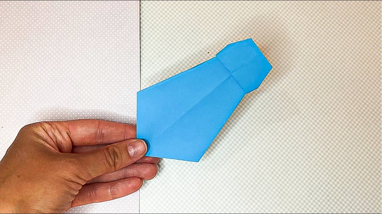 How to Make a Paper Tie 💛 Origami Tie - YouTube