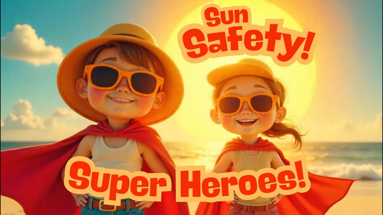 Sun Safety Song for Kids | Sun Safety SuperHeroes ☀️🦸‍♂️🕶️ - YouTube