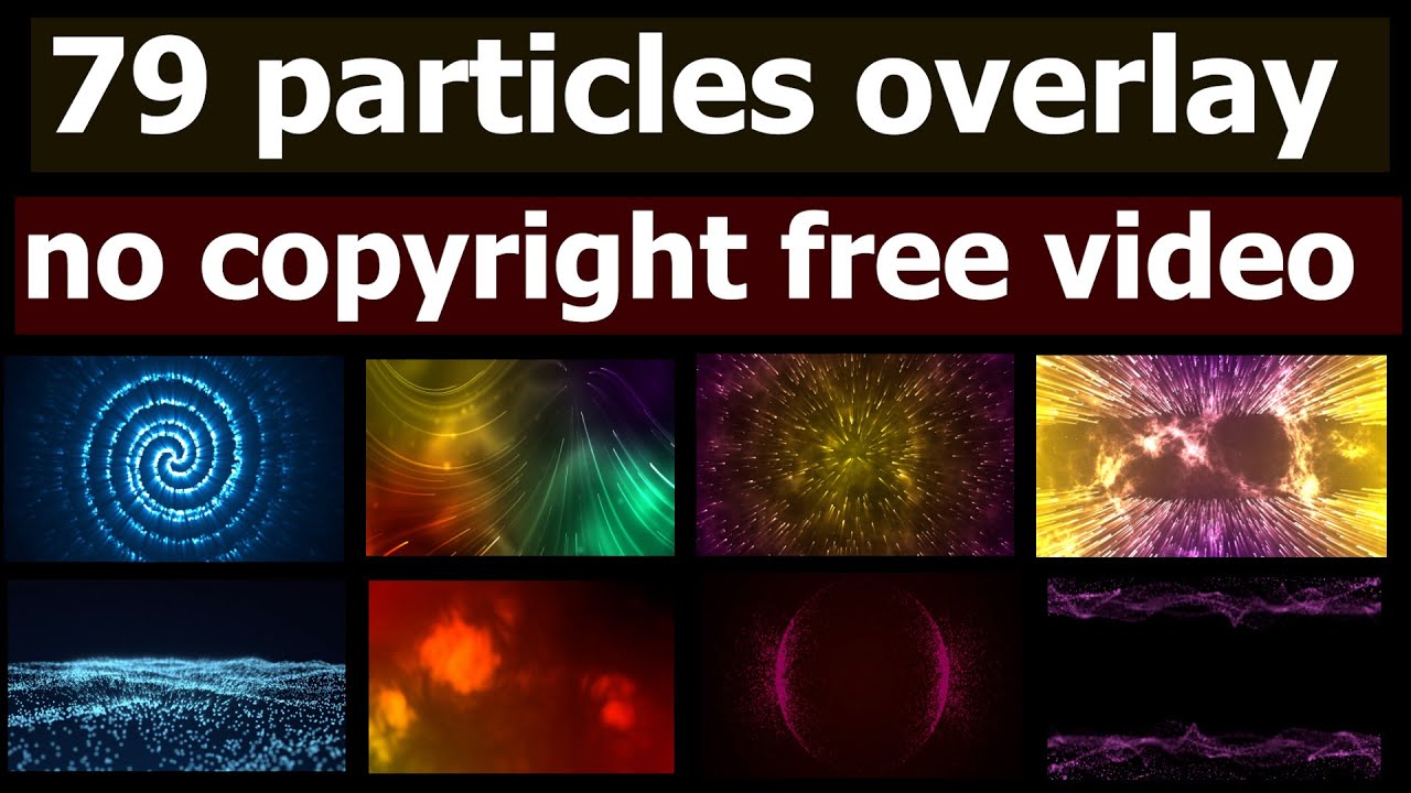 79 atom particles overlay No Copyright Free Download Stock Footage ...