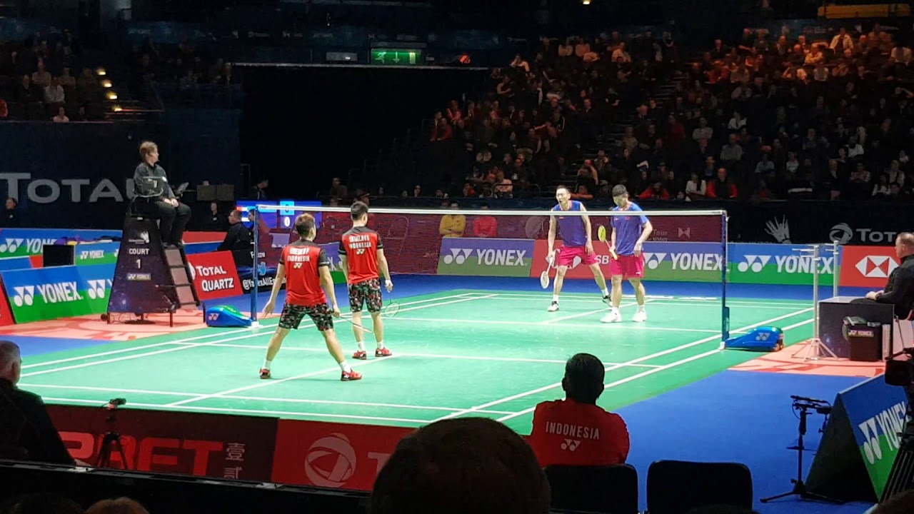 Men's double at all England badminton events 2019 sadly the world no1 ...