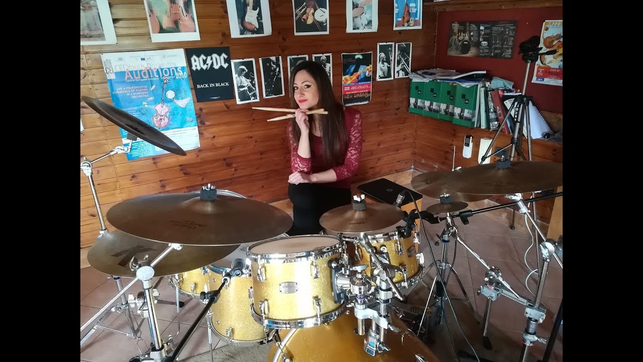 QUEEN - BOHEMIAN RHAPSODY - DRUM COVER by CHIARA COTUGNO - YouTube