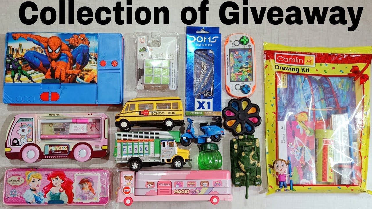 My latest collection of toys 😱 Giveaway 😍 free gifts inside Unboxing ...