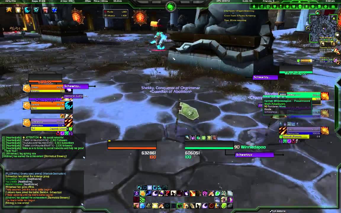 550 ilvl Destro Lock - YouTube