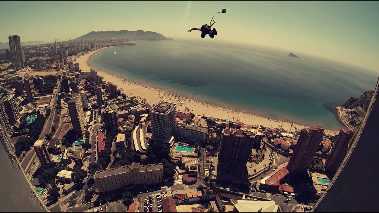 Base Jump - Spain, Benidorm (Extreme World Championship 2014) - YouTube
