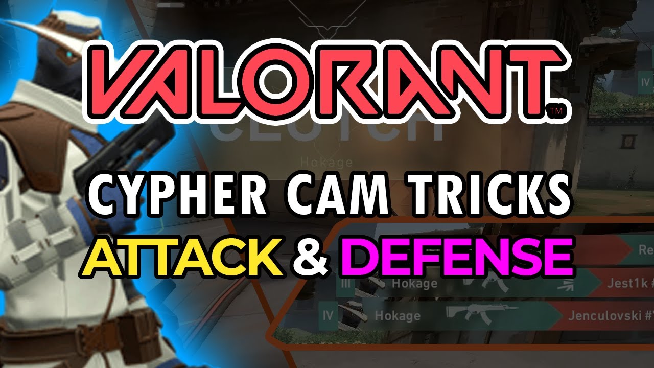 VALORANT - Cypher Spycam GAMEPLAY (ATT & DEF) - YouTube