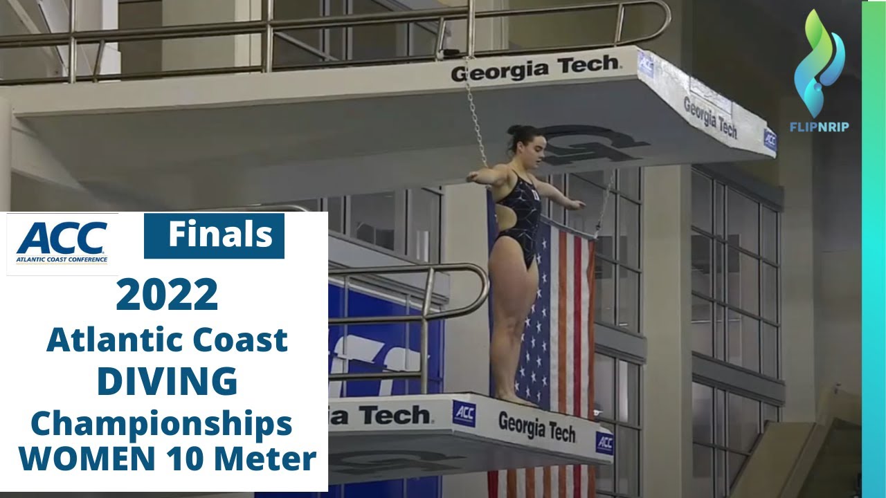 2022 ACC Womens 10 Meter Tower Platform Diving Competition Finals - YouTube