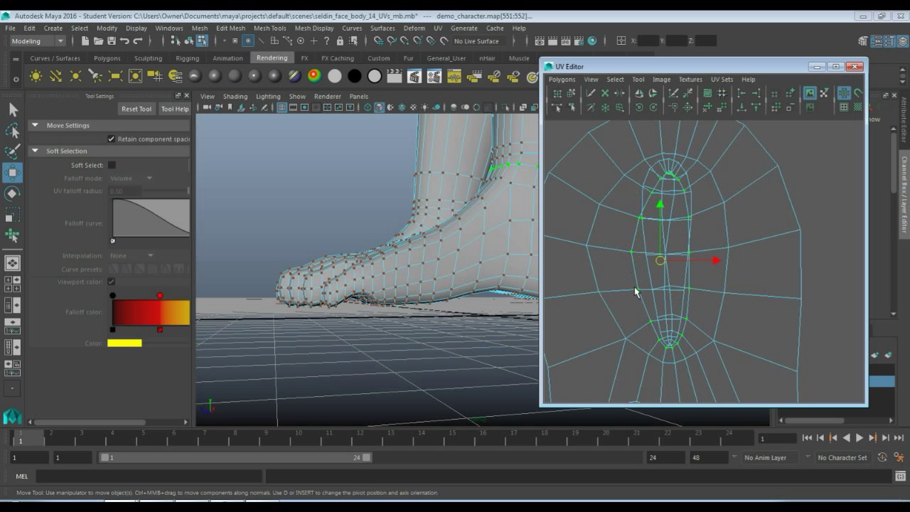 UV Mapping Character Hands and Feet - YouTube
